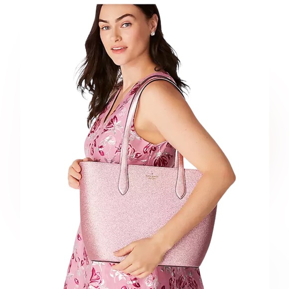 kate spade | Bags | Nwt Kate Spade Glitter Glimmer Tote Shoulder Bag In ...